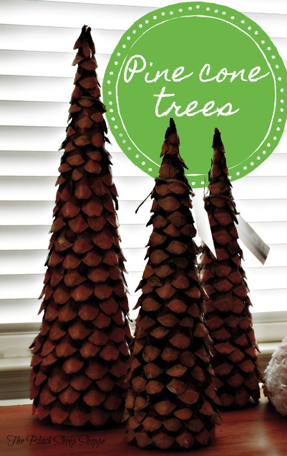 DIY Pinecone Christmas Trees