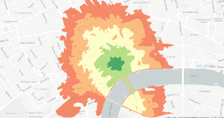 Maps Mania: How to Add a Walking Time Layer to a Map