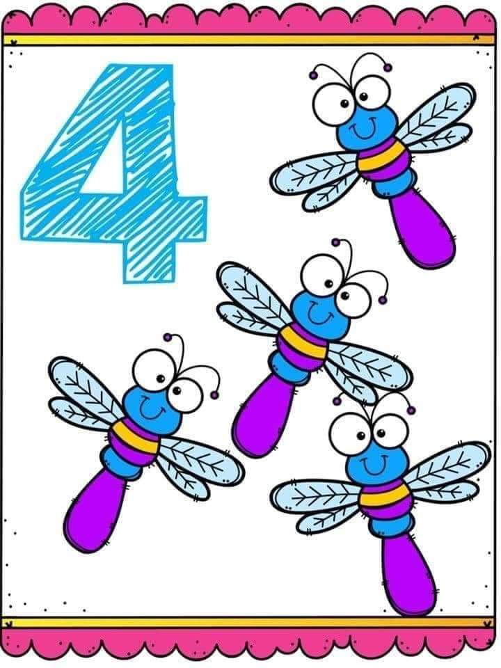 Números del 1 al 10 para imprimir a color pdf