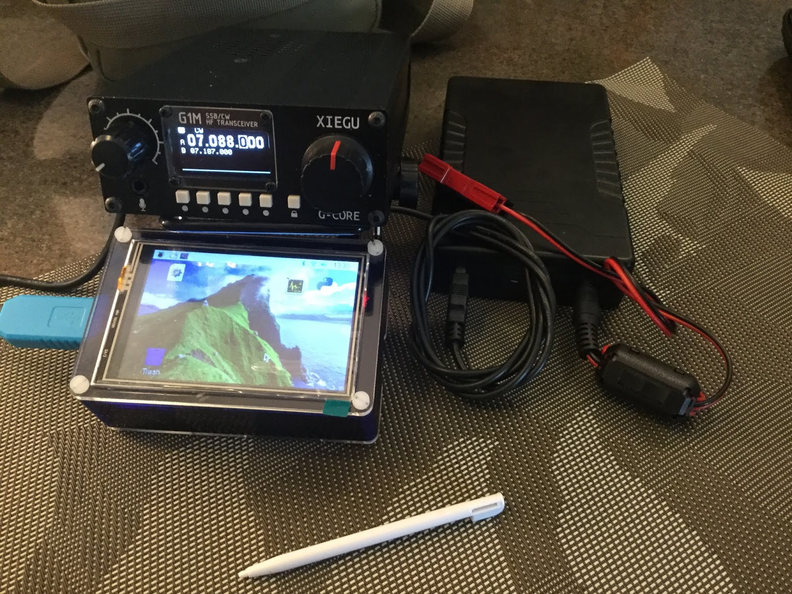 Welcome GNU/Linux Users!: Xiegu G1M Transceiver Portable Remote