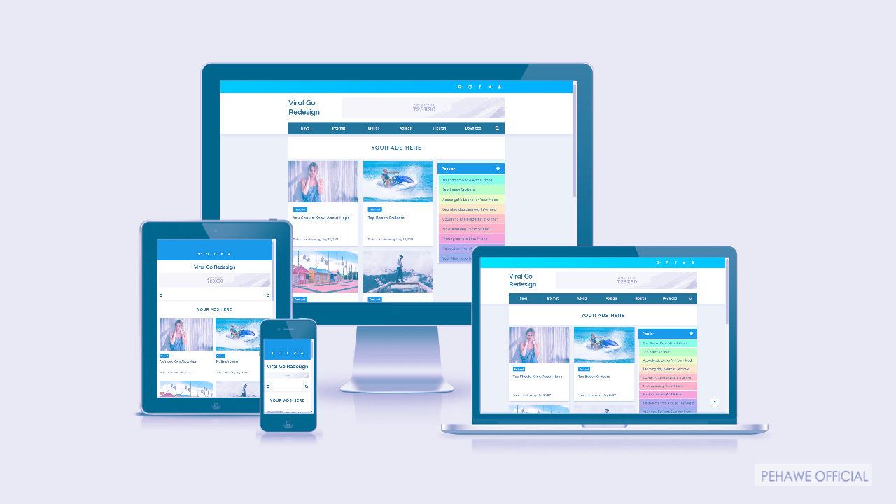 Viral Go New Redesign Premium Blogger Template