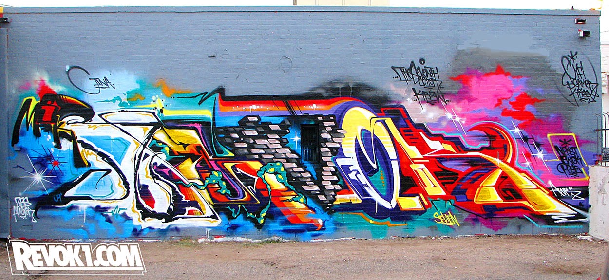 Graffiti-art: Revok MSK!