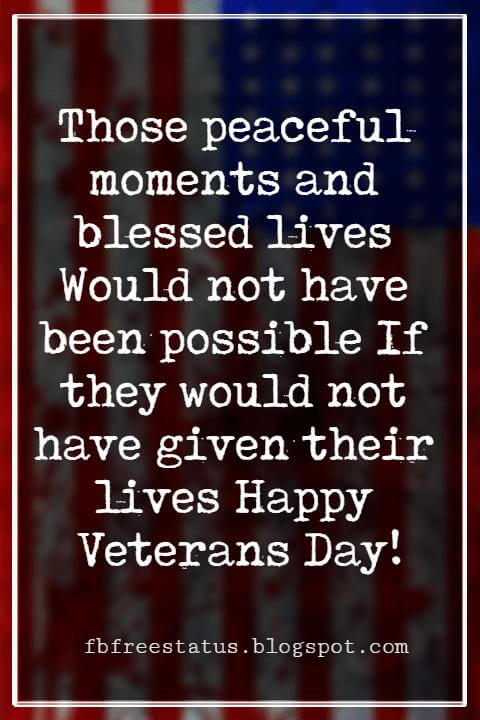 Happy Veterans Day Quotes & Messages With Pictures
