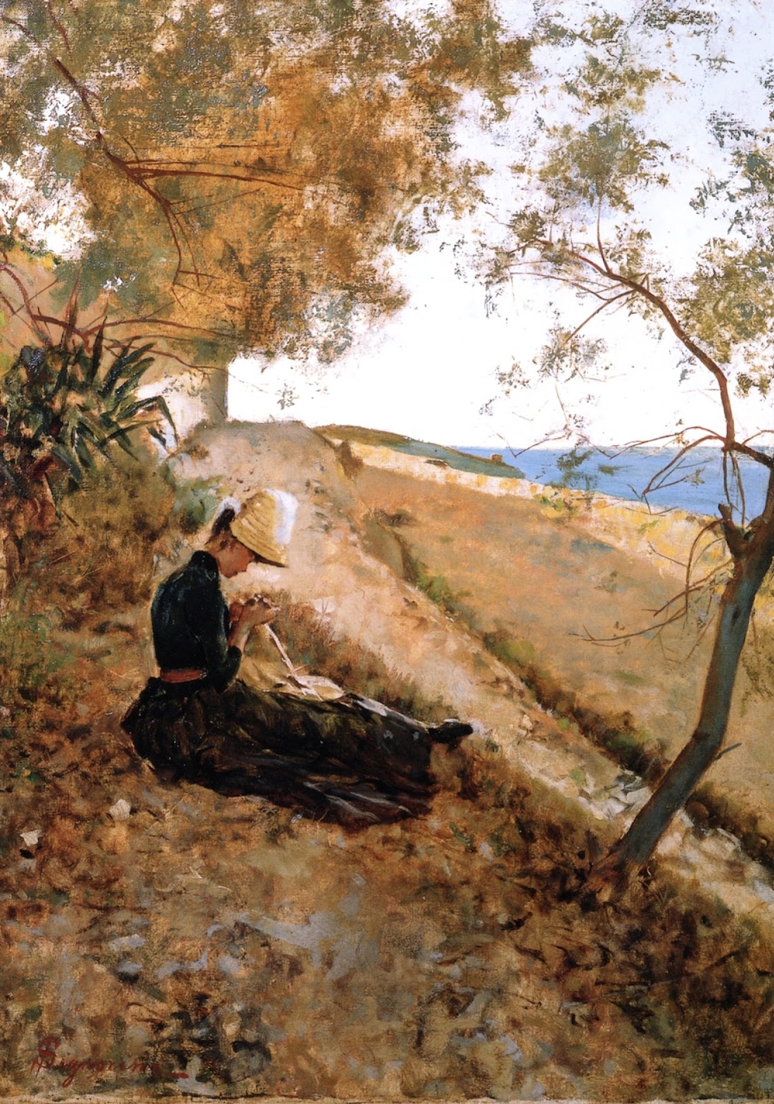 Telemaco Signorini | Bapin de Lilela, 1895 | Tutt'Art@ Masters