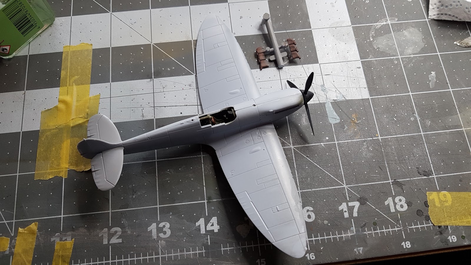 Airfix Spitfire 1a starter kit _Finished++++ - Supermarine Spitfire ...