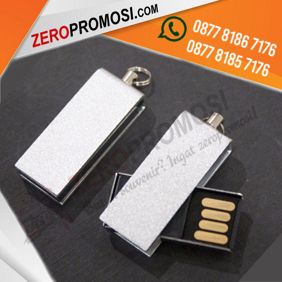 Souvenir Flashdisk Metal Swivel Mini FDMT22 | zeropromosi | souvenir ...