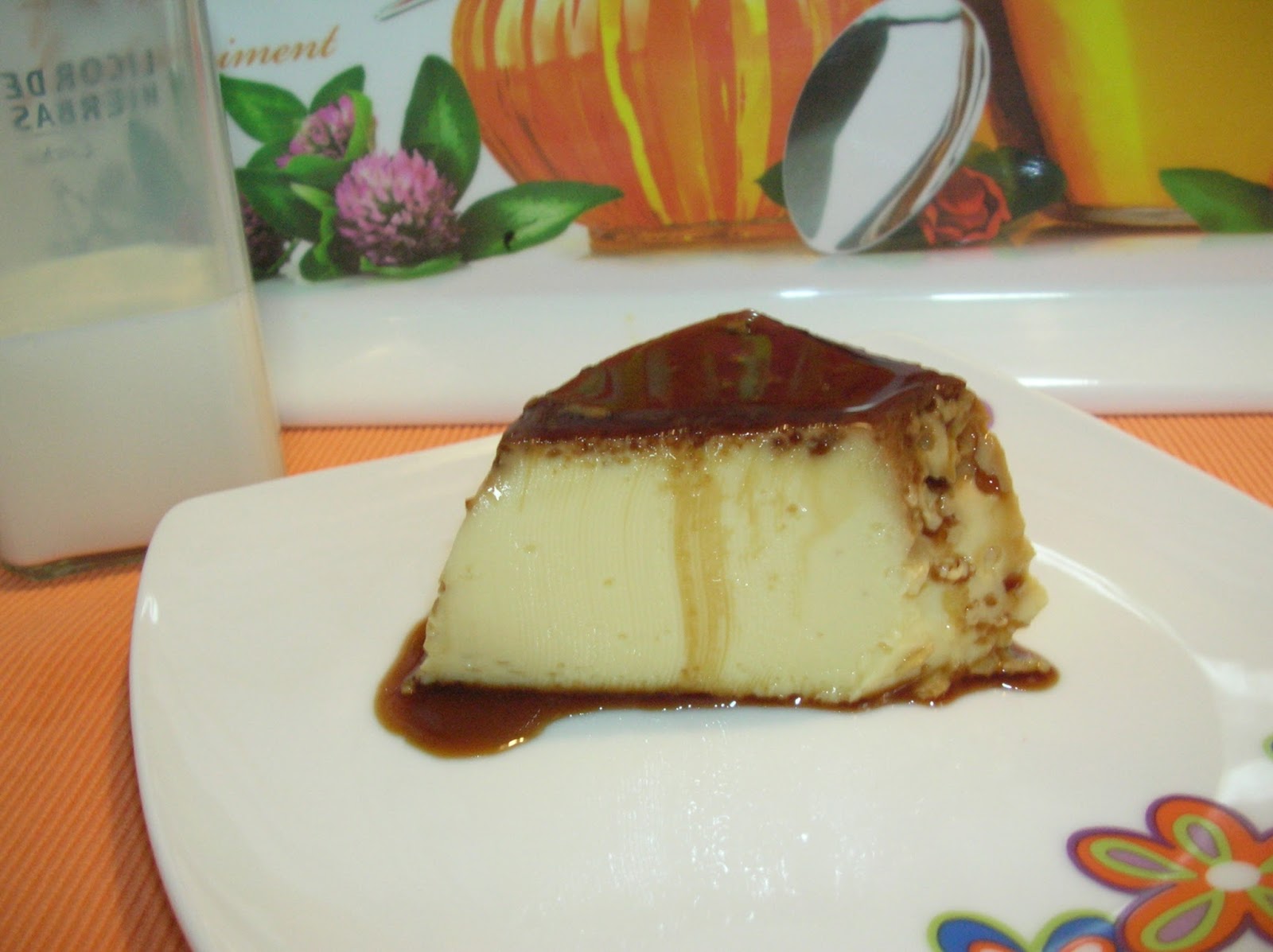 Nuvola Glacé / Mary: Flan de huevo enriquecido con infusión Turkish honey