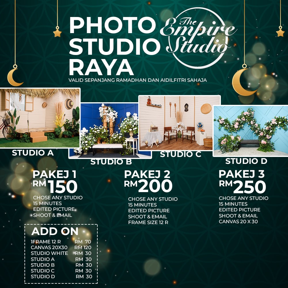 Photoshoot Raya 2021 Di The Empire Studio Johor Bahru