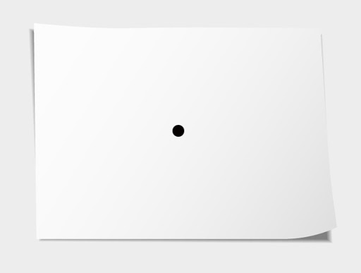 O Ponto Preto na Folha de Papel em Branco - Oráculo da Lu - Guia de ...