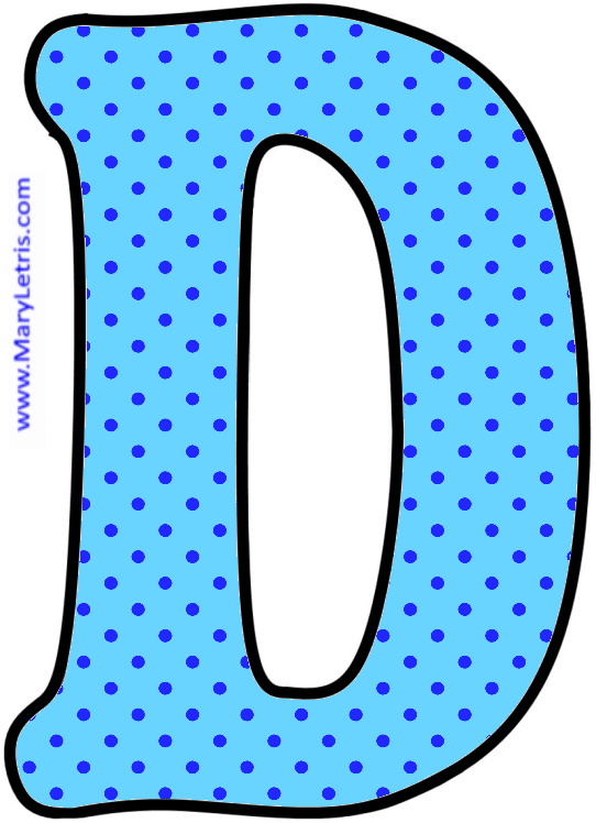 maryletris: ABECEDARIO AZUL CLARO CON LUNARES AZULES