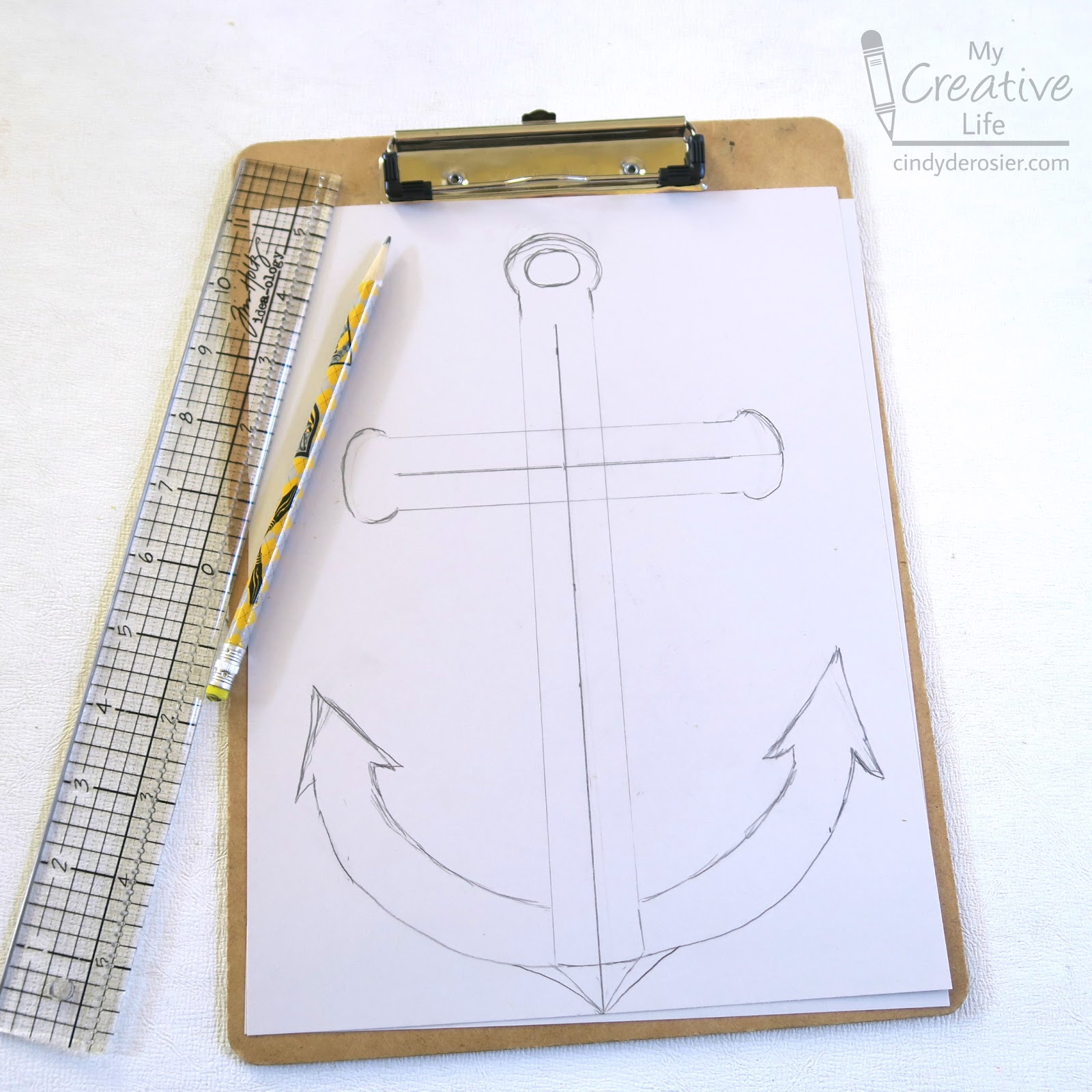 Cindy deRosier: My Creative Life: Construction Paper Anchor