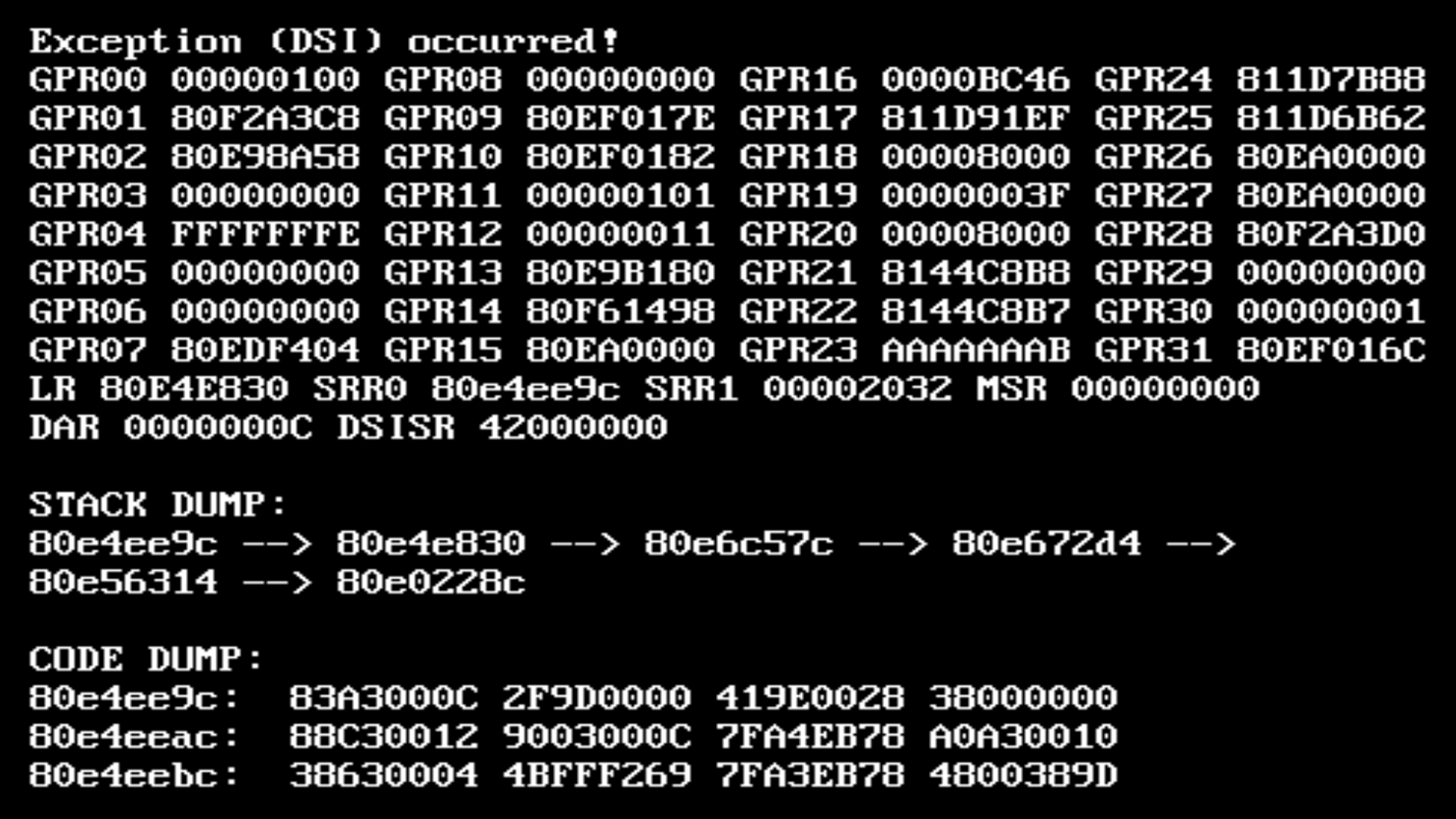 Wii Mod Brasil: Erro Exception (DSI) Occurred! - RESOLVIDO Wii Mod Brasil: Erro Exception (DSI) Occurred! - RESOLVIDO