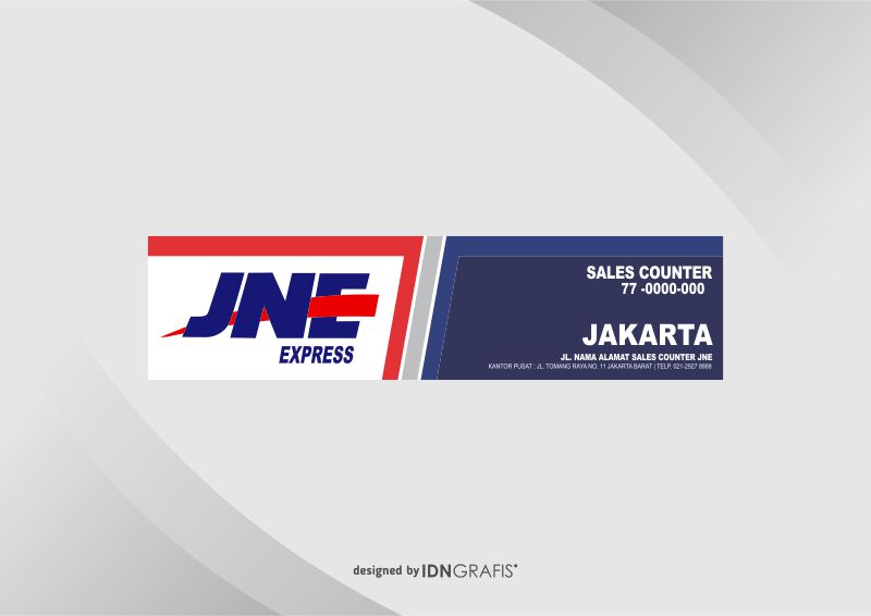 Download Template Banner JNE Vector - IDN GRAFIS