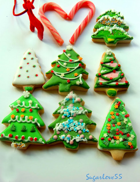 Sugarlove55: Galletas Navideñas decoradas con glasa