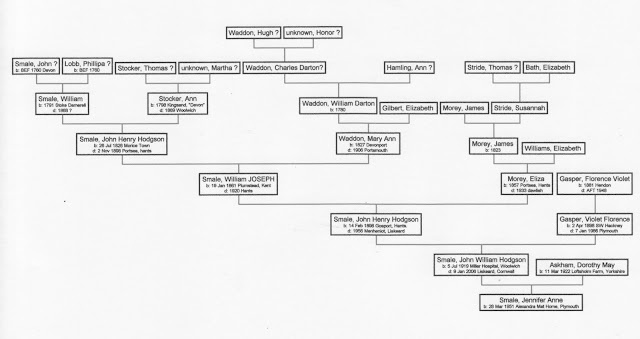 Smale and other family history: July 2011