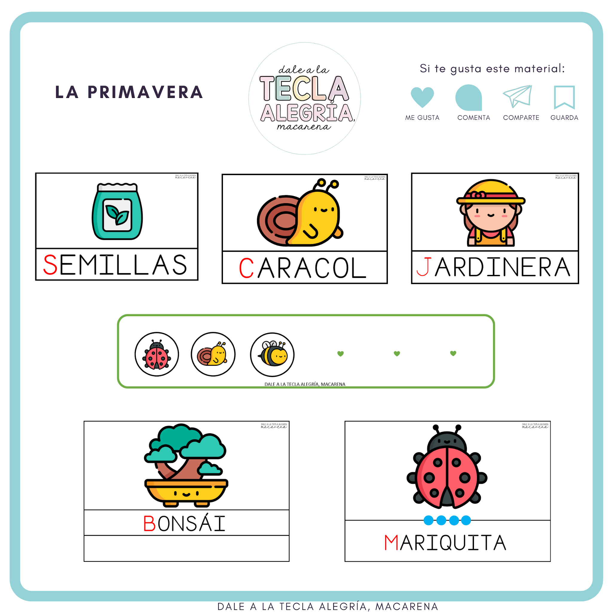 Dale a la tecla alegría, Macarena: RINCÓN: LA PRIMAVERA