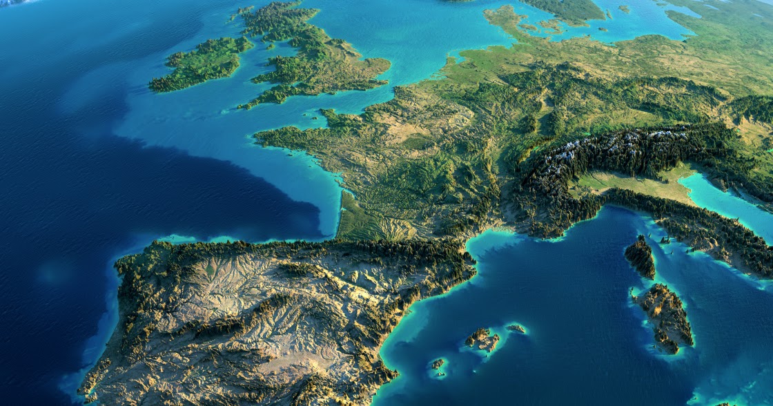 For the Love of Geog: Beautiful Relief maps of the world