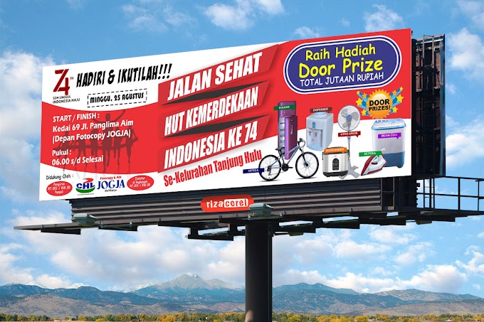 Contoh Banner Jalan Sehat 17 Agustus - Banner aja