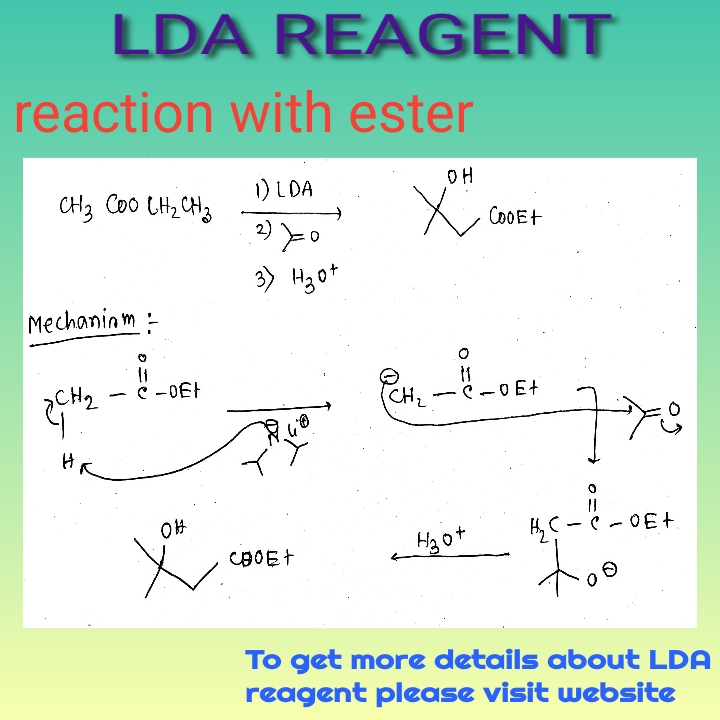LDA regent,LDA reaction with carbonyl compound,LDA reaction with ester ...