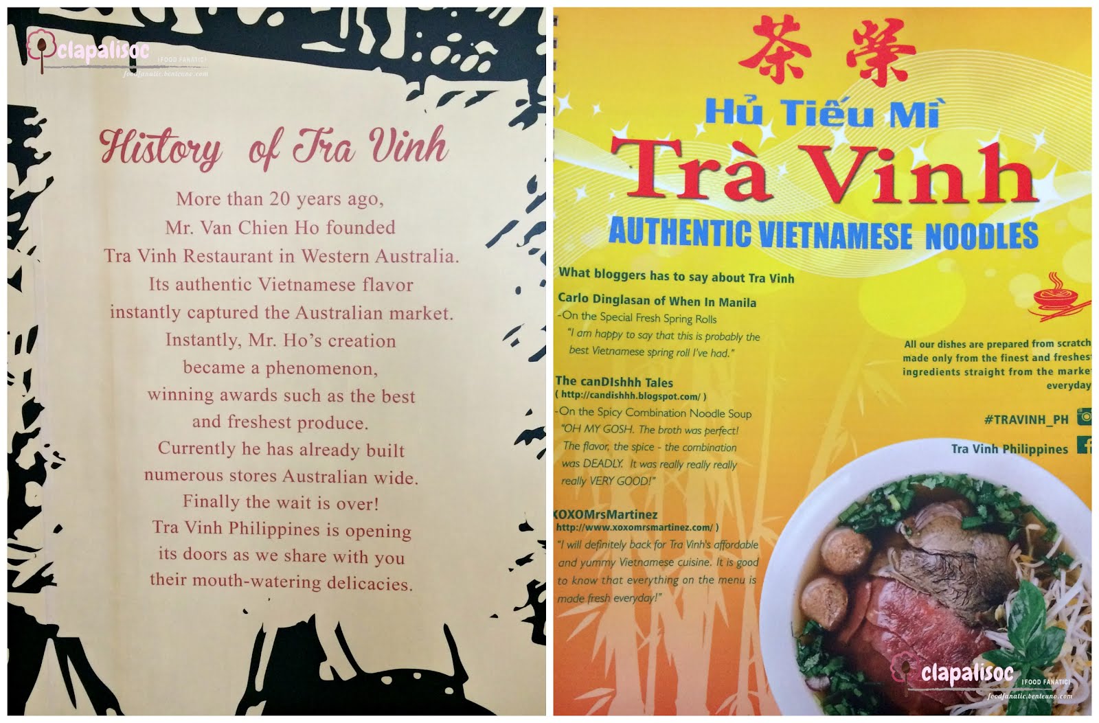 Tra Vinh - Authentic Vietnamese Noodles from Australia to PH ...