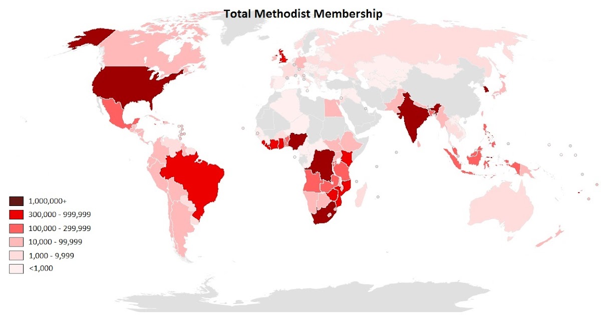 UM & Global: Resource: More world Methodist maps