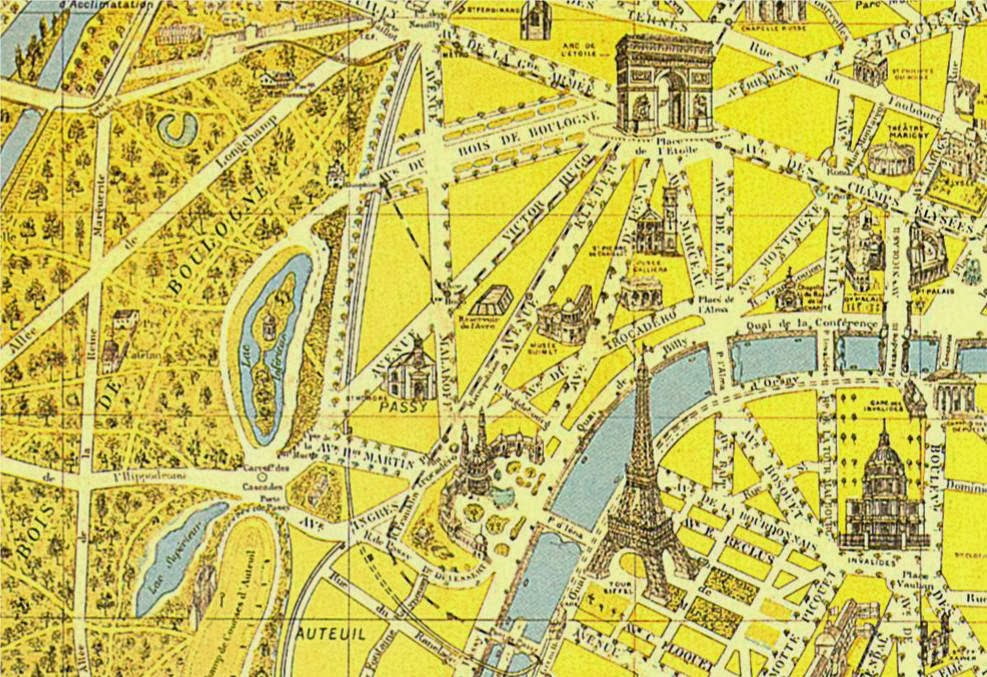 FRIDAY'S FFFFOUND: OLD PARIS MAP - Emma Louise Layla