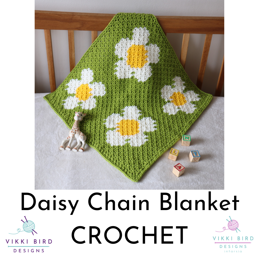 Vikki Bird Designs: Daisy Chain Blanket - the crochet version