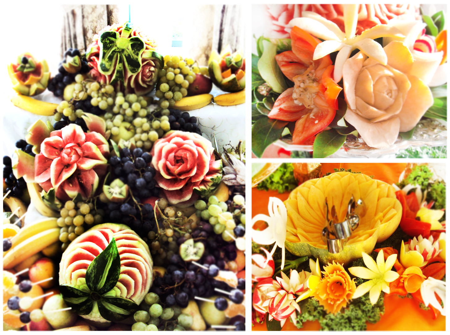 C'est la vie enrose: Sculpturi in fructe (Fruit Bar)