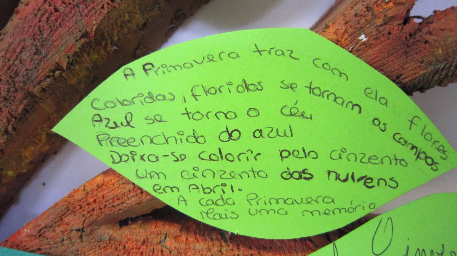 EB 2,3 Infante D. Fernando - Biblioteca: A Primavera em frases e poemas ...