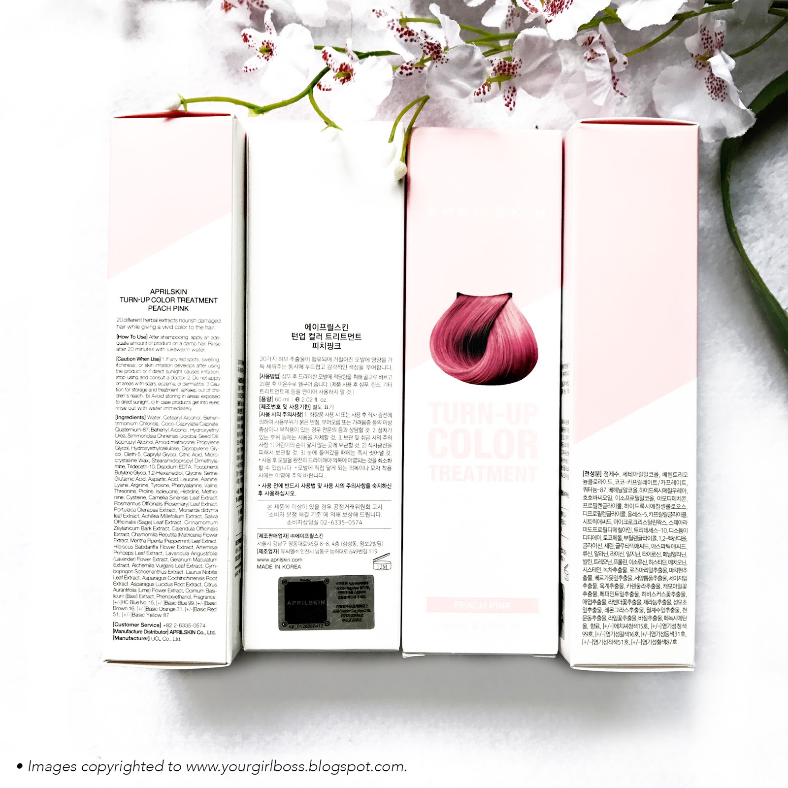 April Skin Turn Up Colour Treatment Hair Dye Review - Jean Kuah's ...