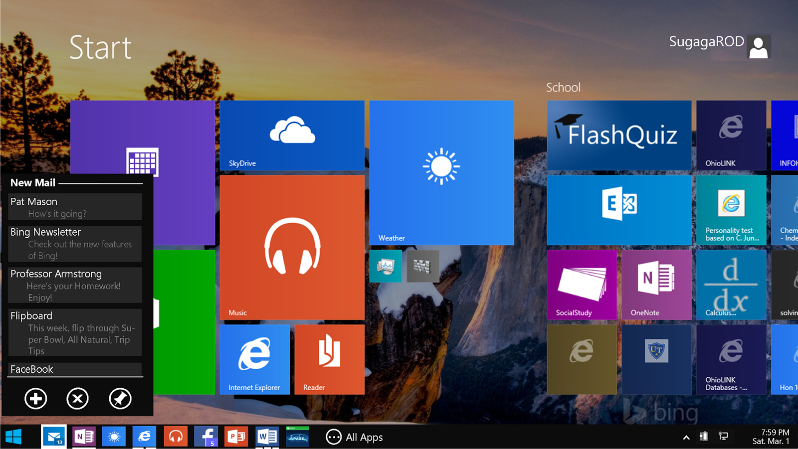 My Random Ideas: Windows 8.2 [Concept: Desktop, taskbar, quickreply ...