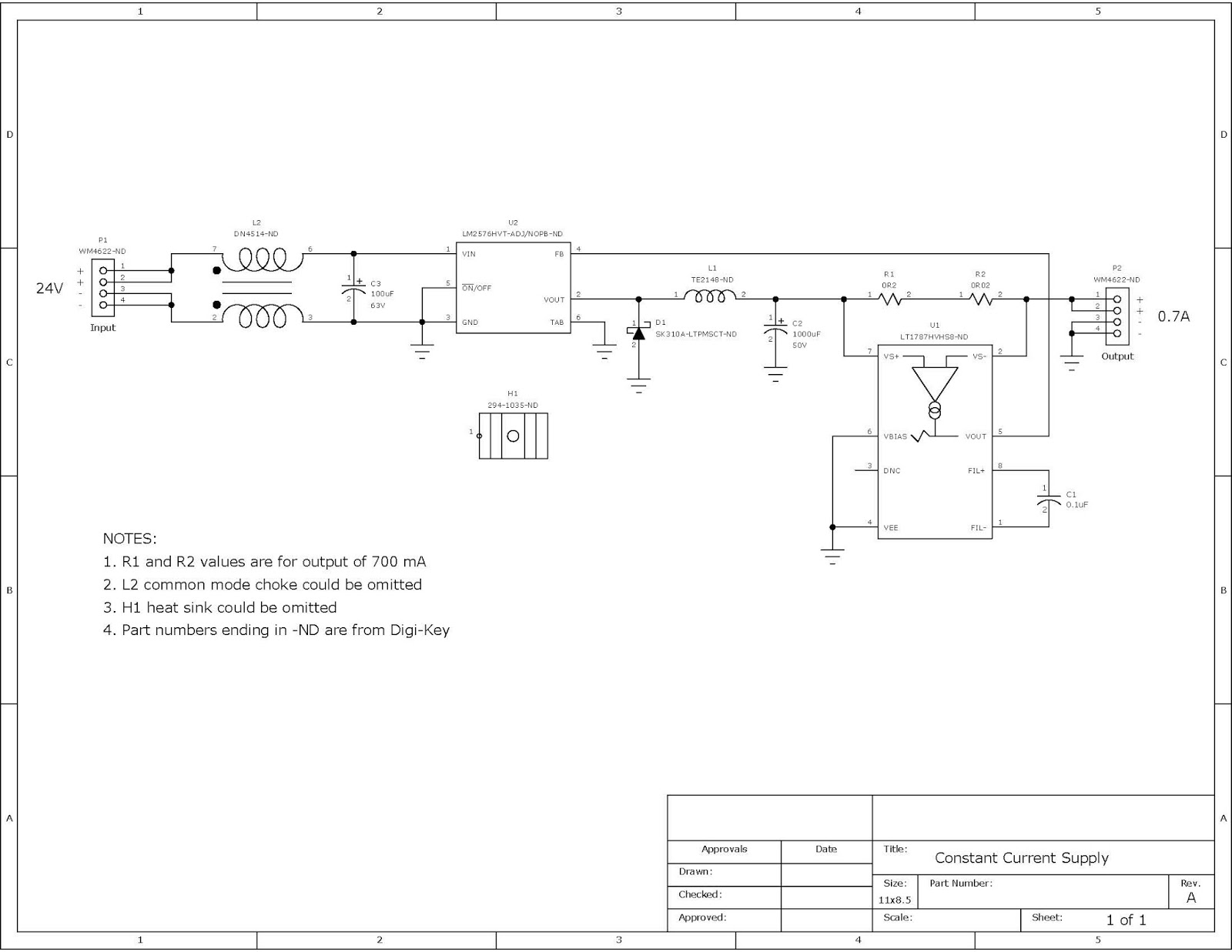 Sursa de curent constant pentru alimentarea LED-uri-lor de mare putere ...