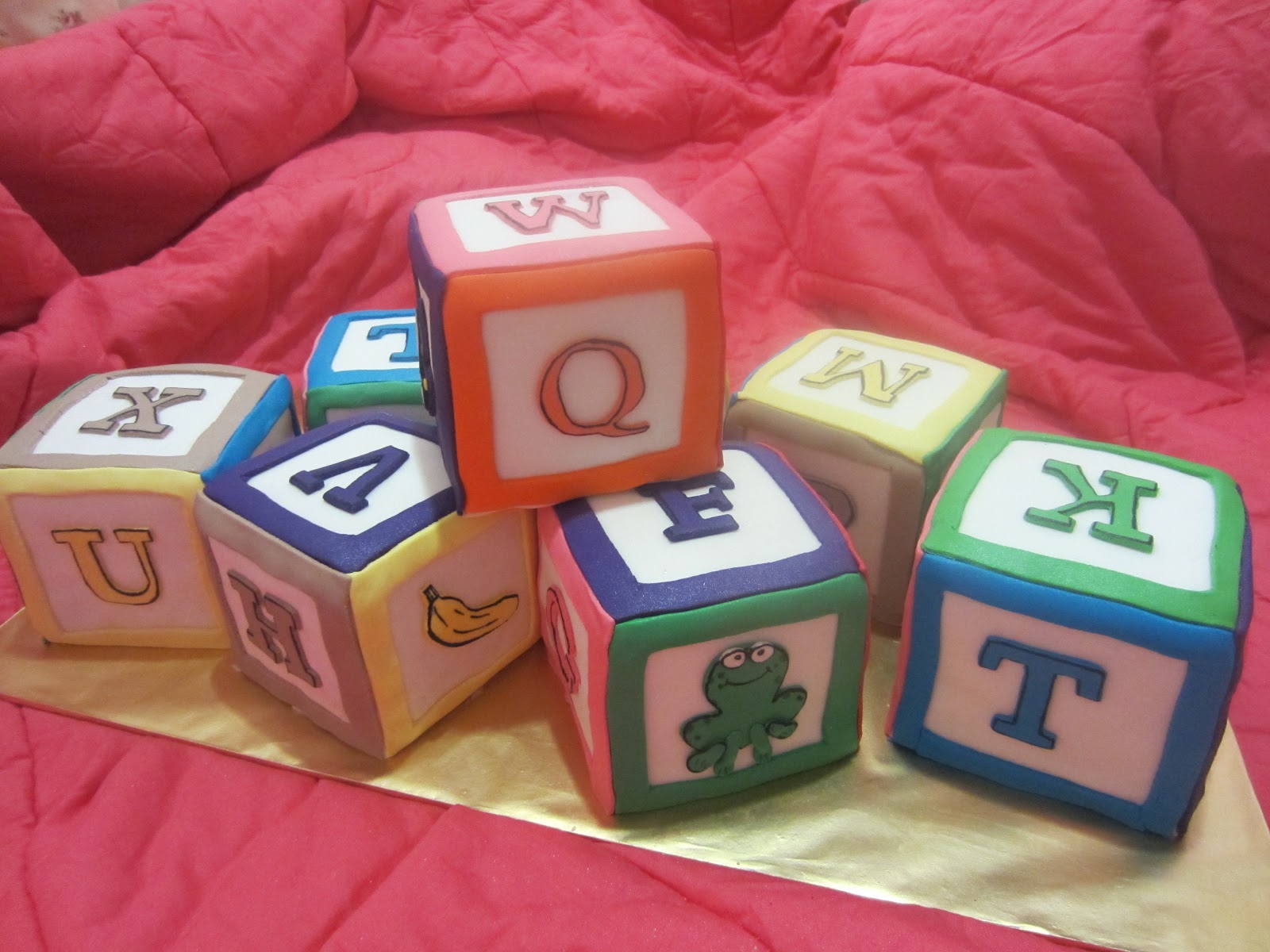 Home May'de Cakes: The Making: ABC Blocks Birthday Cake