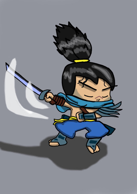 Hình ảnh tướng yasuo lol chibi dễ thương đẹp nhất