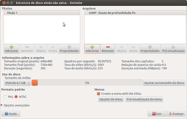 Linuxnomicro: DeVeDe no Ubuntu 12.04