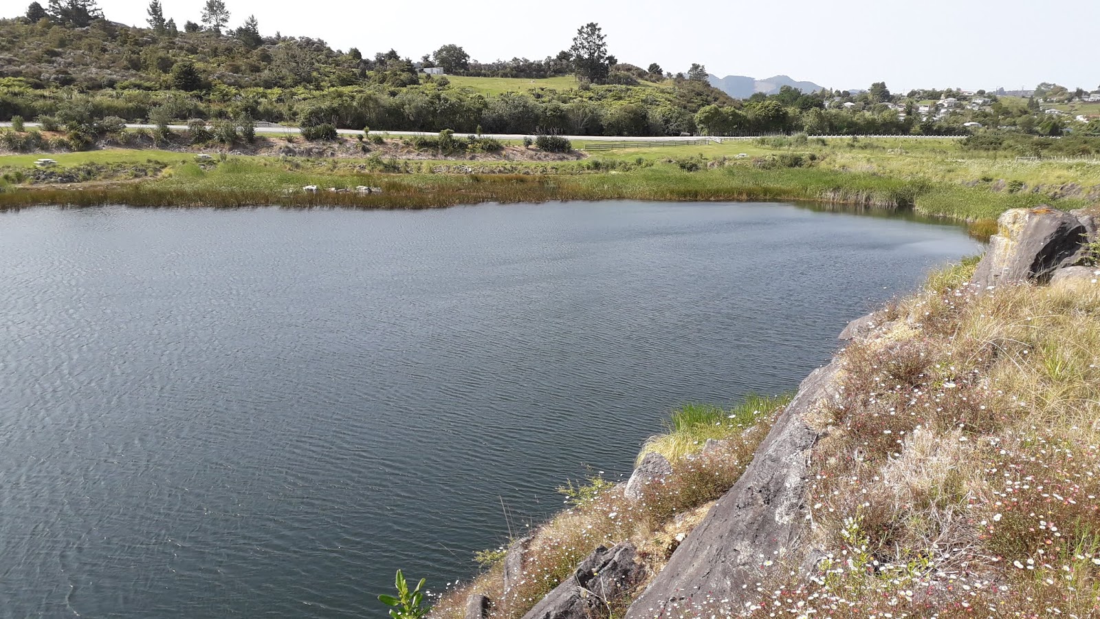 Kamo Lady: PARKINSON WALK - LAKE WARO AND ROCKS