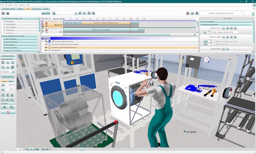 Read-out Instrumentation Signpost: 3D human simulation for CAD.