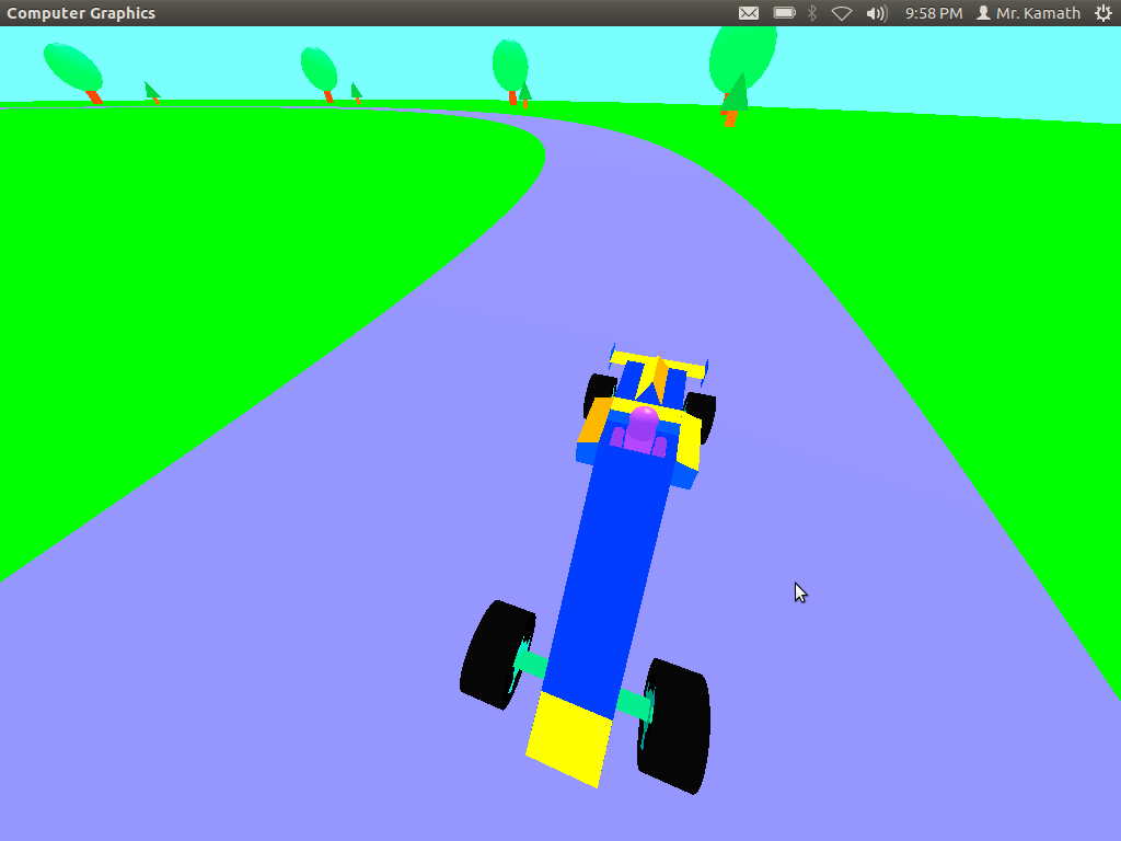 Graphics, Game Development and Digital Art: Racing Car In a Racing Track