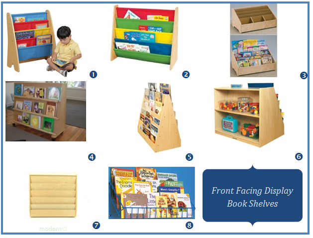 Twins and Montessori: Book Display Shelves