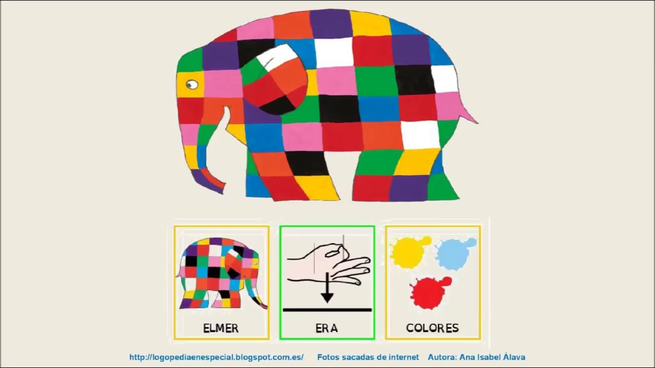 INFANTIL C.P. ALFONSO CAMÍN : CUENTO ADAPTADO, ELMER