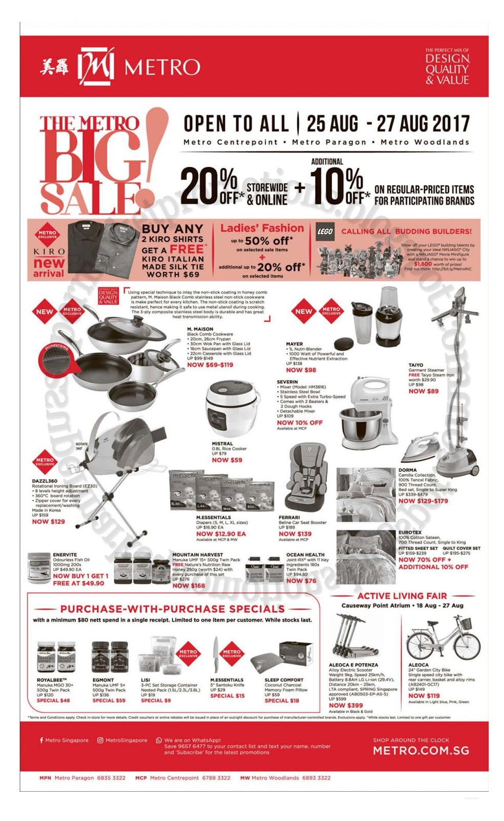 Metro The Metro Big Sale 25 - 27 August 2017 ~ Supermarket Promotions