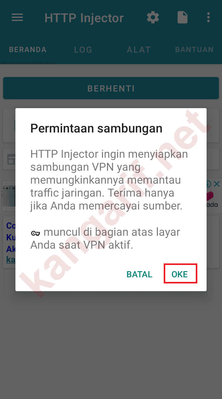 Cara Menggunakan HTTP Injector - Kangarif.net