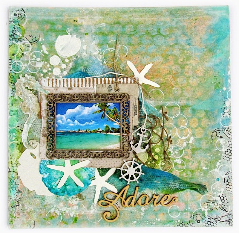 Kalalayaa's Art Stuido: Beach theme layout