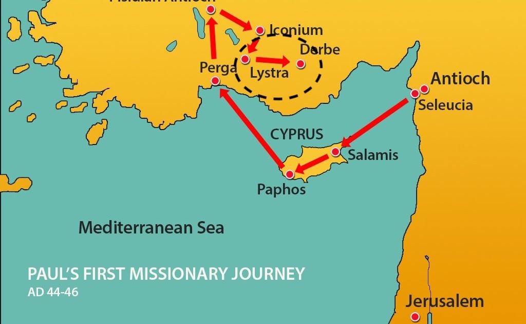 Tito 2:1: Primer viaje misionero: Listra, Derbe y el retorno a ...
