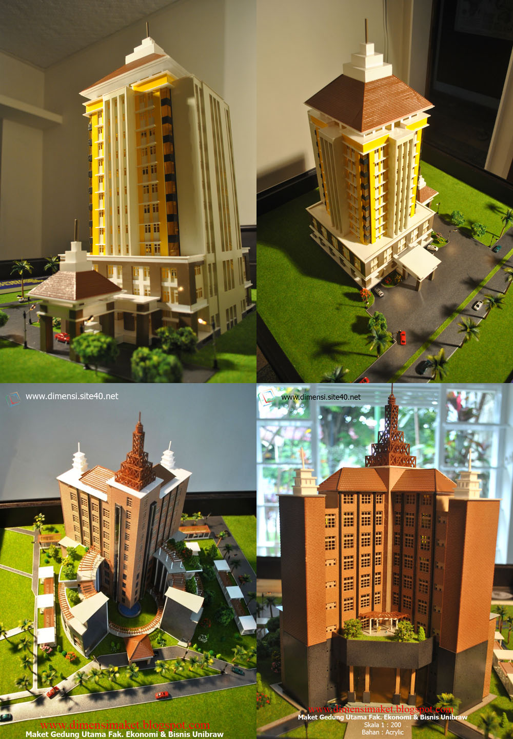 Pameran Teknik Arsitektur UNINDRA PGRI Maket Miniatur | Belajar Desain Arsitektur