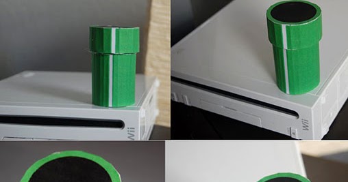 Mario Bros.: Warp Pipe Papercraft | Paperized Crafts