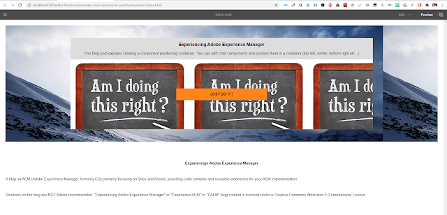 Experiencing Adobe Experience Manager Aem Cq Aem 6550 React Type Script Spa Composite
