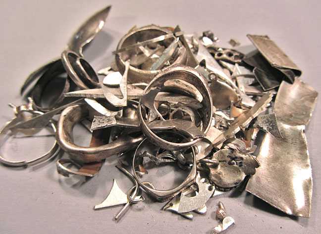 Mixed Metal Jewels: Recycling Silver in Our Work