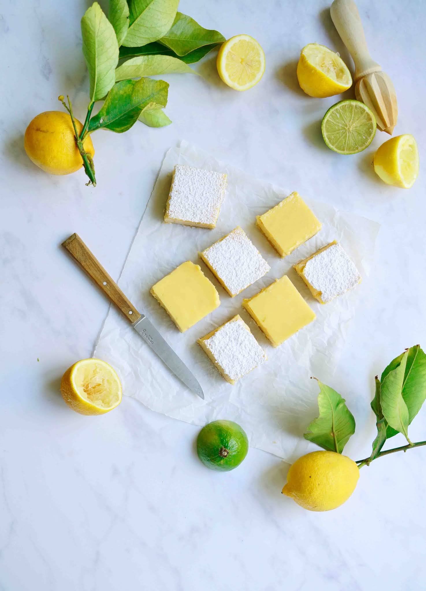 Carrés aux 2 citrons / On dine chez Nanou