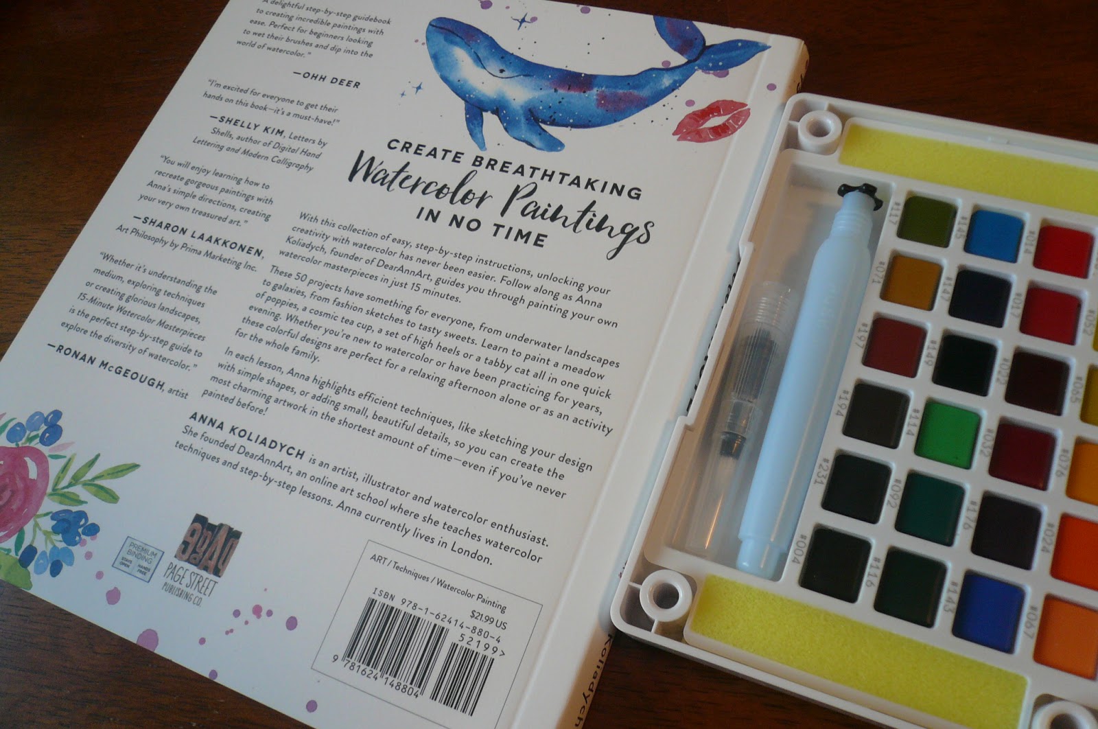 Handmade by Deb: 15-Minute Watercolor Masterpieces Review & GIVEAWAY